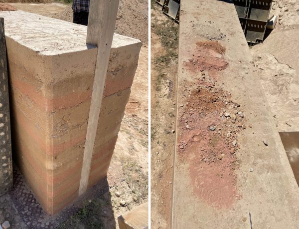 Learning to design and build a rammed earth wall - ZEST architecture