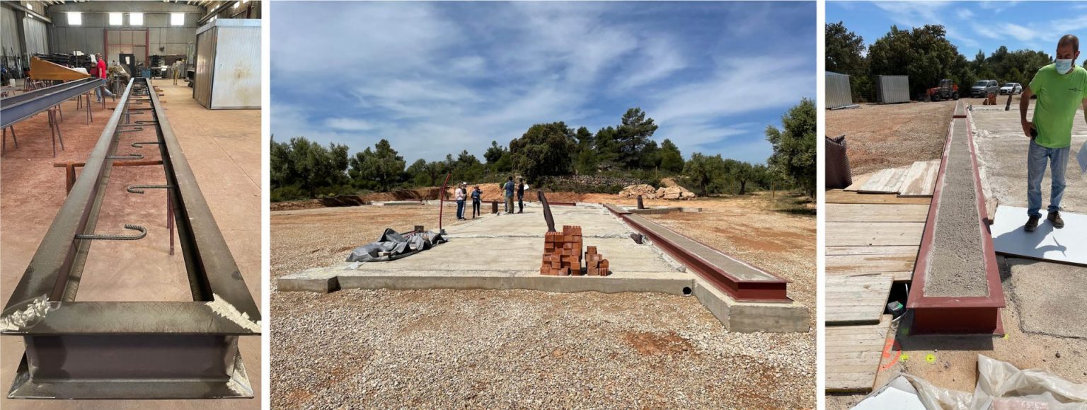 Construcción de muros tapial